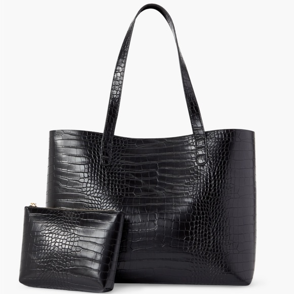 Bags | New Unlined Work Tote And Pouch | Poshmark